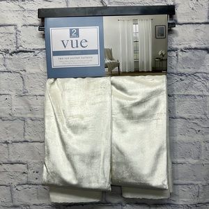 Keeco LLC Vue | Accents | Nwtkeeco Llcjcpenney Velvet Ivory 2 Panels ...